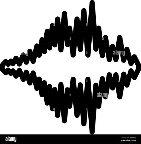 Music Equalizer Icon Bold Outline Design With Editable Stroke Width