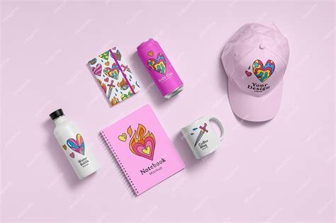 제품 프레젠테이션 모 ⁇ 의 상단 뷰 프리미엄 Psd 파일