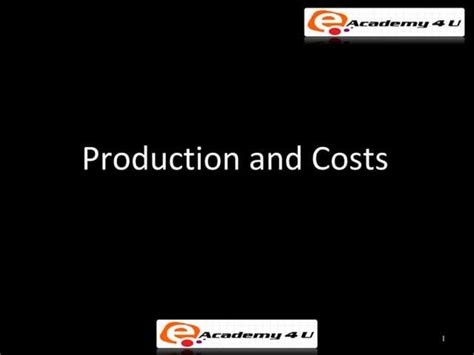Least Cost Combination Ppt