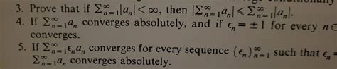 Solved 3 Prove That If N 1an