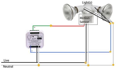 Wiring Diagram For Motion Sensor Light