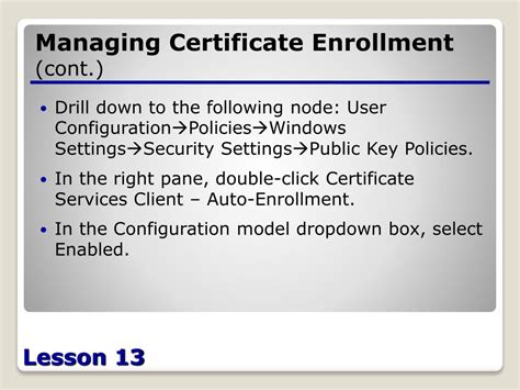 PPT Configuring Active Directory Certificate Services PowerPoint Presentation ID