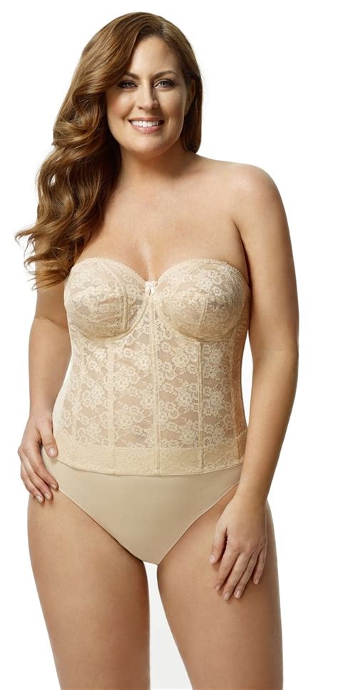 Elila 6621 Strapless Longline Bra