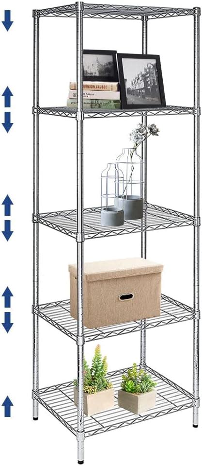 Saferacks 2 Pack 5 Tier Steel Tote Rack Maximize Space