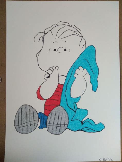 Peanuts Linus Van Pelt Freehand Drawing Sketchbook Drawings Sketch Book Drawings