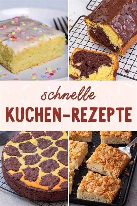 Schnelle Kuchen Rezepte Einfach Backen