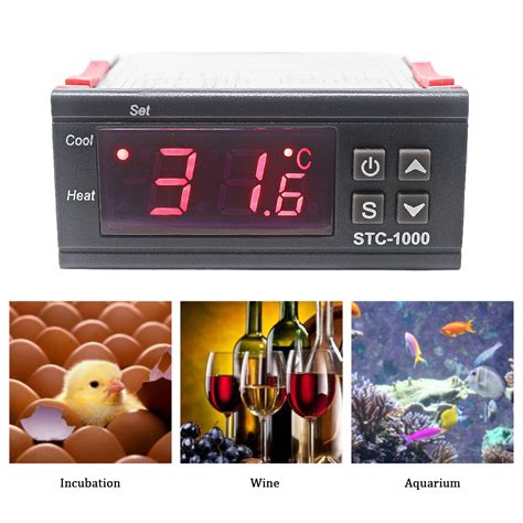 Digital Lcd Temperature Controller Thermostat Stc Vicedeal