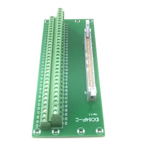 Idc64p Breakout Board Plc Relay Adapter With 64 Pins