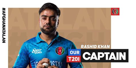 Rashid Khan Named Afghanistan T20i Captain