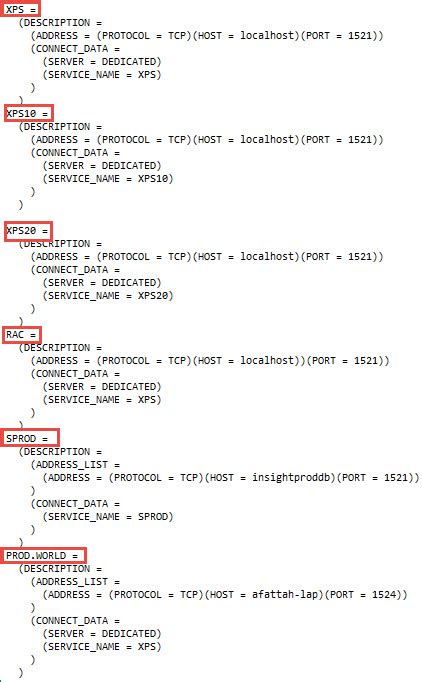 Oracle Tnsnamesora Distribution Management System Ahmed Abdelfattah Blog