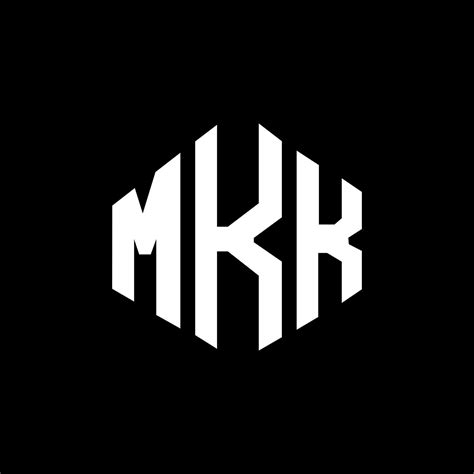 Mkk Letter Logo Design With Polygon Shape Mkk Polygon And Cube Shape