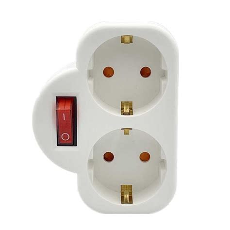 Konektor Colokan Listrik Blc Steker Listrik Lubang Socket Converter Eu A V With Switch