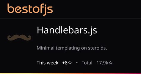 Best Of Js • Handlebarsjs