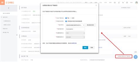 备份集自动归档到备份服务器 数据库备份 DBS 阿里云