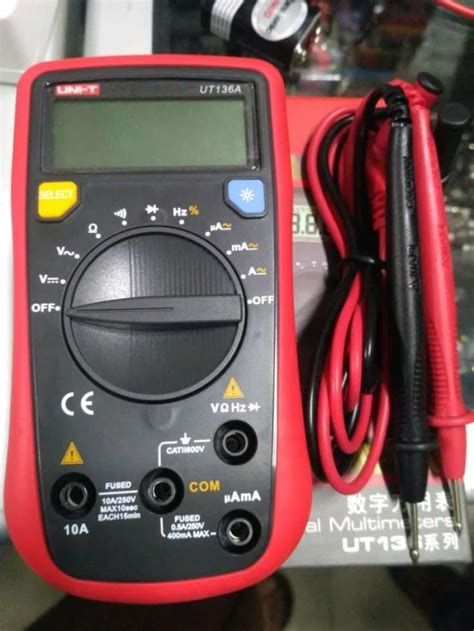 Jual Digital MultiMeter AC DC MultiTester Digital AC DC UNI T UT136A Di Seller Eudora Kamal