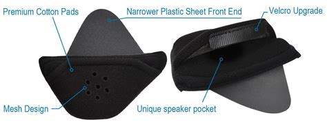 Lamborsafe Half Helmet Speaker Pockets Motorcycle 12