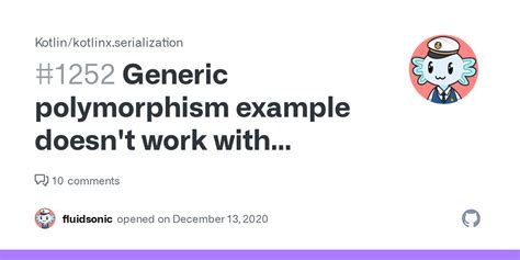 Generic Polymorphism Example Doesnt Work With Primitive And Collection Types · Issue 1252