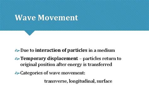 Properties Of Waves Physical Science 20 Ms Hayduk