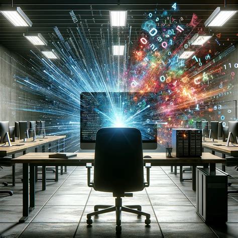 Download Ai Generated Computer Explosion Royalty Free Stock