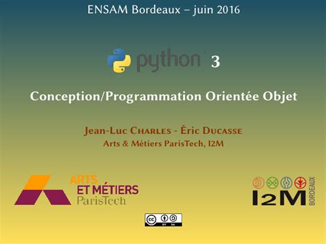 Conception Programmation Orientée Objet