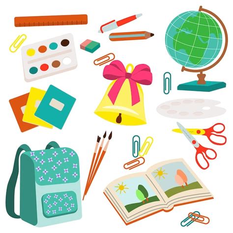 Premium Vector School Set