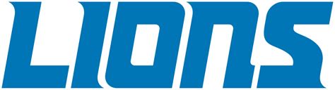 Filedetroit Lions Wordmarksvg Wikimedia Commons