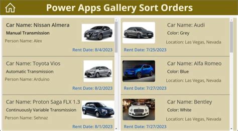 Power Apps Gallery Control Examples Download 20 Various Real Scenarios