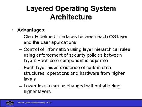 Secure Operating System Architectures Patterns Secure Systems Research