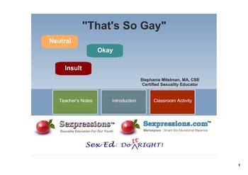 Diversity Education SMART Board Package Gender Sexuality And LGBT Issues
