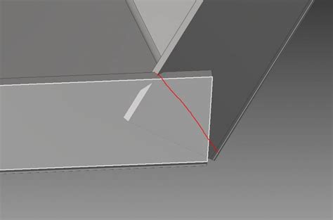 how to trim corner via sheet metal inventor 2014 autodesk inventor