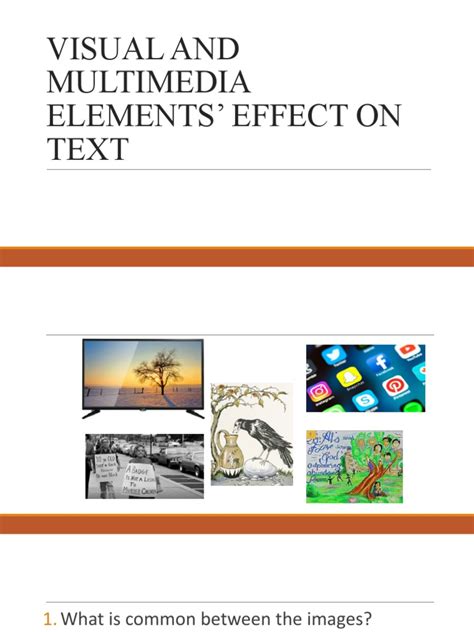 Visual And Multimedia Elements Effect On Text Pdf Multimedia Graphics
