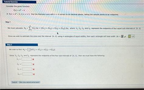 Solved Consider The Given Function F X Ex If Chegg Com