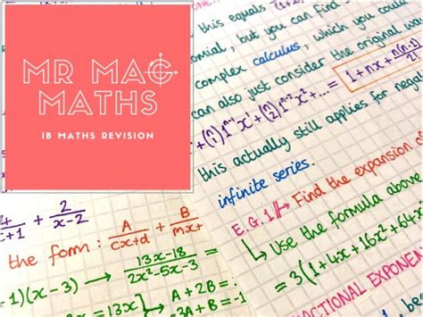 Ib Maths Ai Hl Topic 1 Algebra Notes Teaching Resources