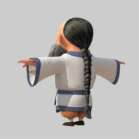 만화 노인 Vray 3d 모델 15 Ma Unknown Free3d