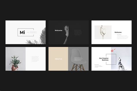 Красивый макет презентации в Powerpoint