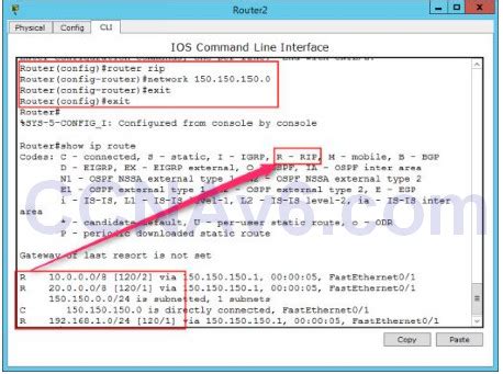 Lab Configuring RIP Routing