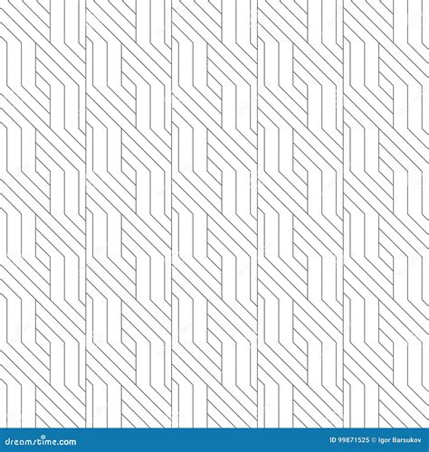 Vector Seamless Pattern Stock Vector Illustration Of Elegant 99871525