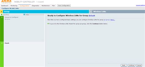 Configuring Aruba WLC
