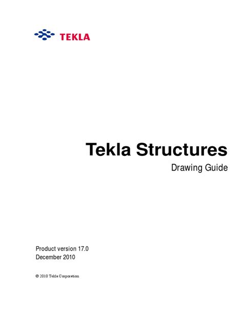 Tekla Structures Drawing Guide Pdf License Trademark