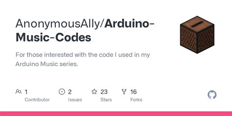Arduino Music Codes Megalovania Ino At Master AnonymousAlly Arduino Music Codes GitHub