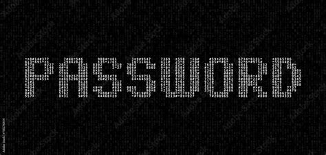 Ascii Art Password Word Made From Random Letters And Numbers Dark Ascii Art Password Word Made From Random Letters And Numbers Dark