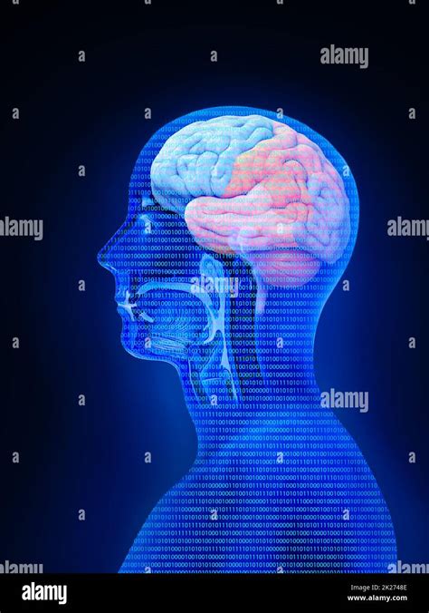 Big Data And Artificial Intelligence Concept Machine Learning And Cyber Mind Domination Concept