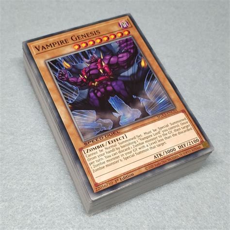 Yu Gi Oh Vampire Genesis Sleeves