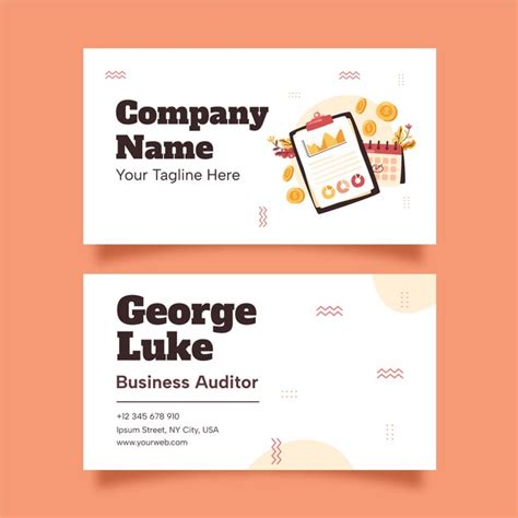 Free Vector Audit Template Design