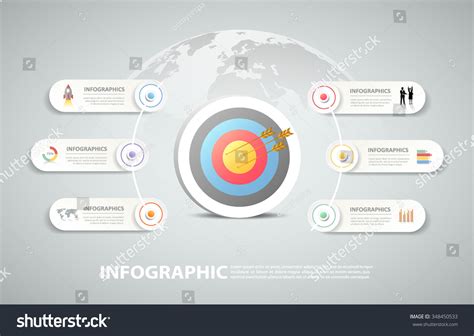12737 비전 목표 인포그래픽 이미지 스톡 사진 및 벡터 Shutterstock