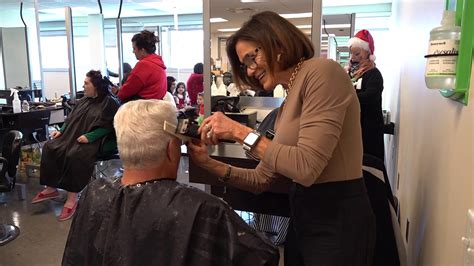 Santas Snippers Cut A Thon Benefits Womens Resource Center
