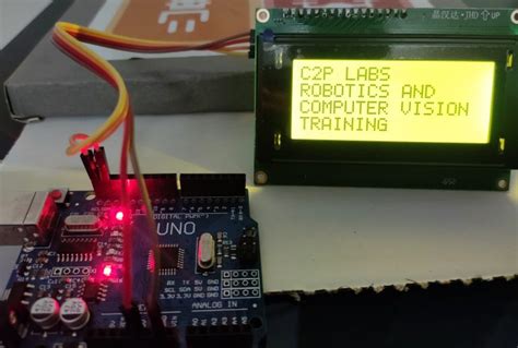 Alphanumeric LCD Interfacing With Arduino Using I2C LCD Module C2P Labs