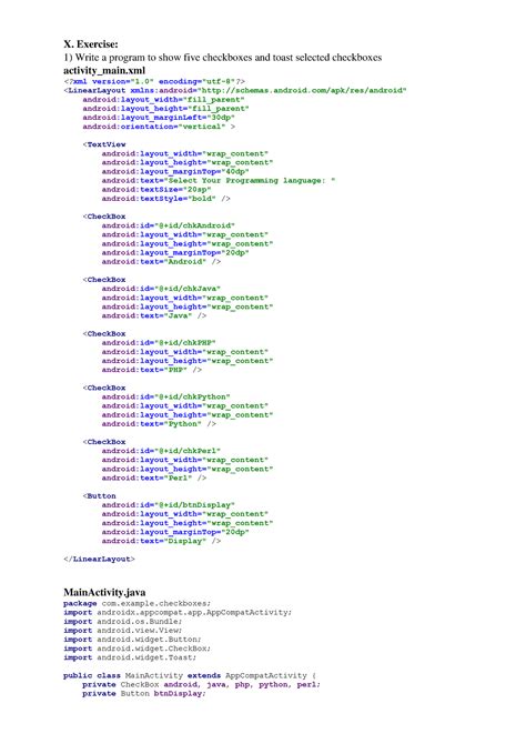 Merging Result Merged X Exercise 1 Write A Program To Show Five