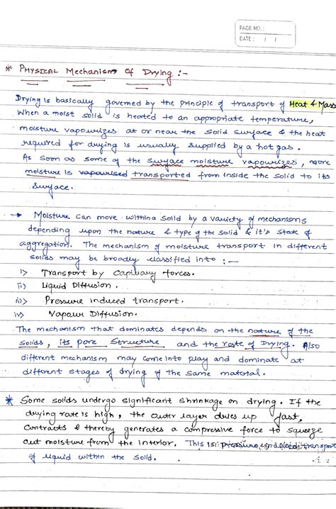 Solution Chemical Engineering Mass Transfer Operation Drying Theory