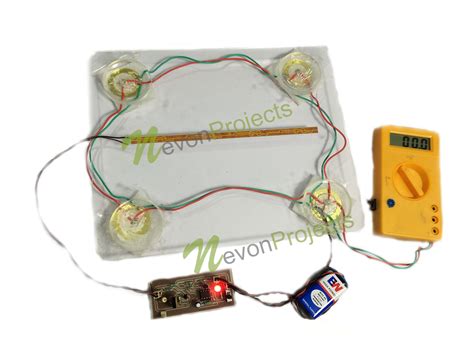 Electric Power Generation Using Footstep Method Circuit Diagram